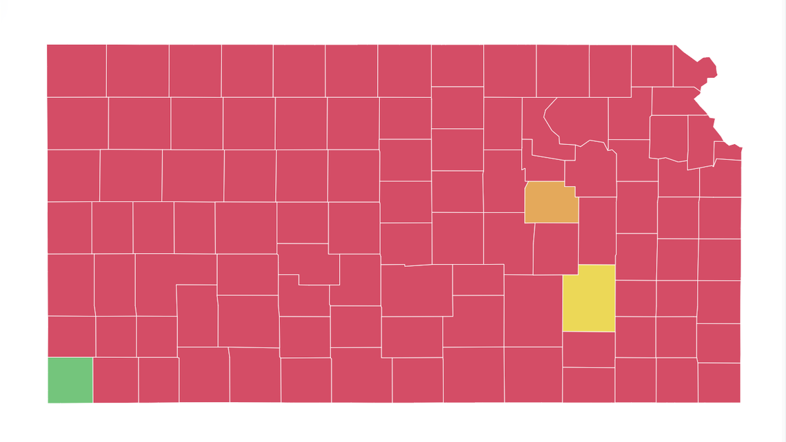 Kansas COVID-19 cases put state in red zone: Harvard data | Wichita Eagle