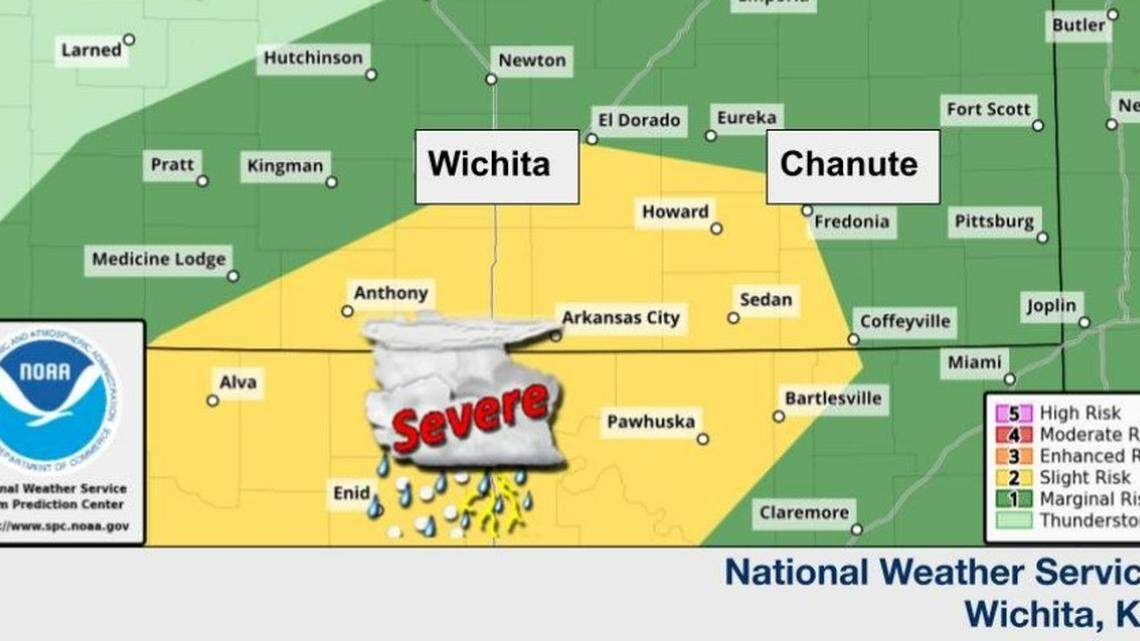 Severe thunderstorms expected to impact Wichita area | Wichita Eagle