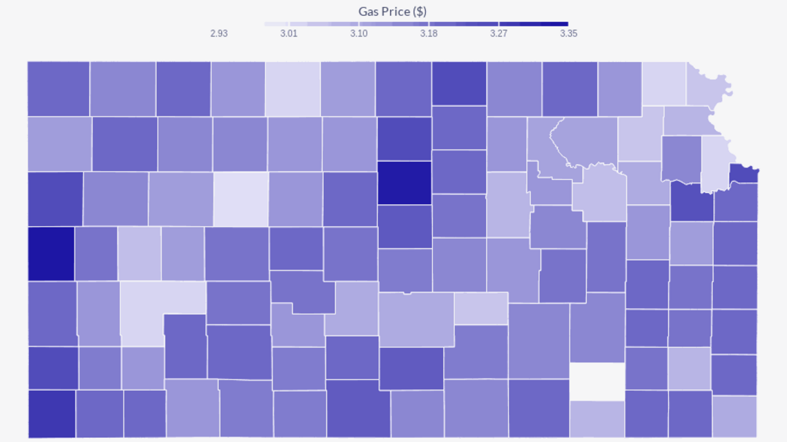 Gas prices in Wichita, KS; find highest, lowest by county | Wichita Eagle