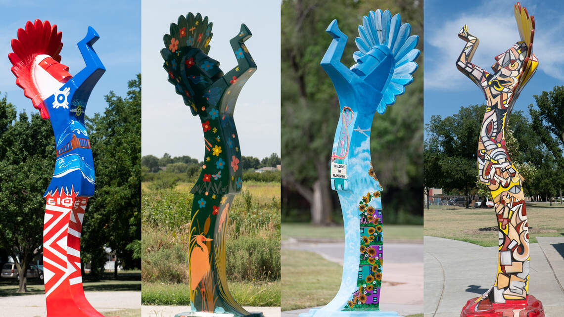 See if you can find all 13 of the new Wichita Keeper statues | Wichita ...