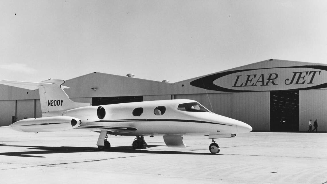 1st Learjet sold is now in Wichita to be restored, fly again | Wichita ...
