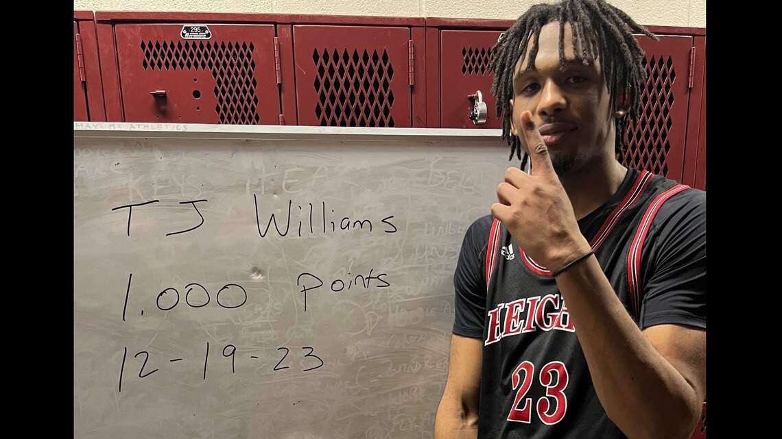 Wichita Heights star TJ Williams scores 1,000 career points | Wichita Eagle