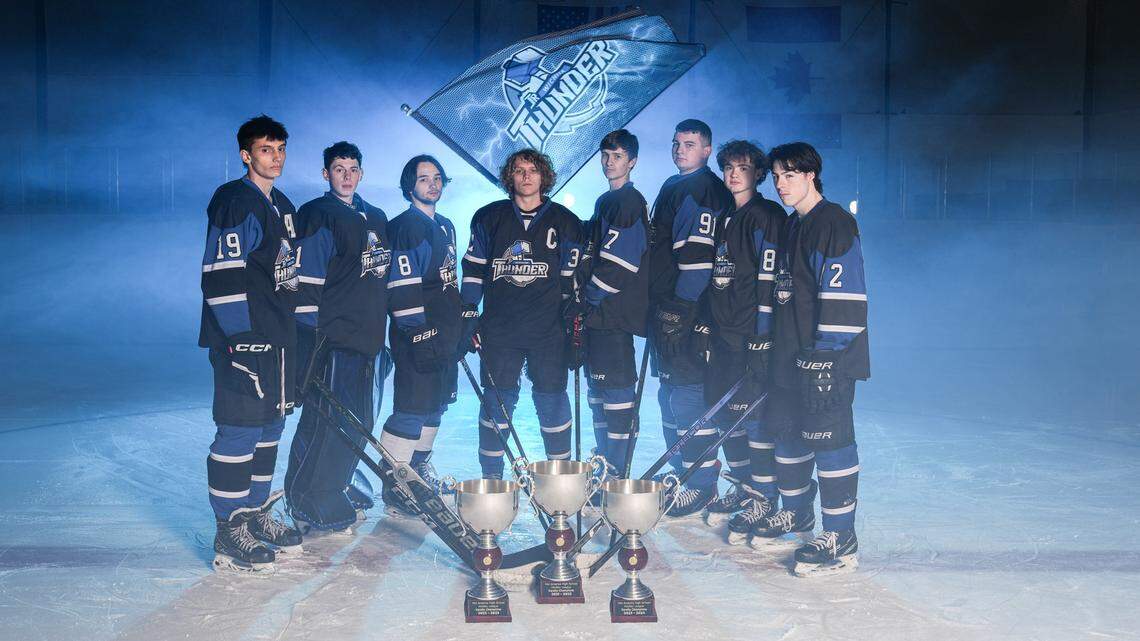 Wichita Thunder youth hockey team wins league championship | Wichita Eagle