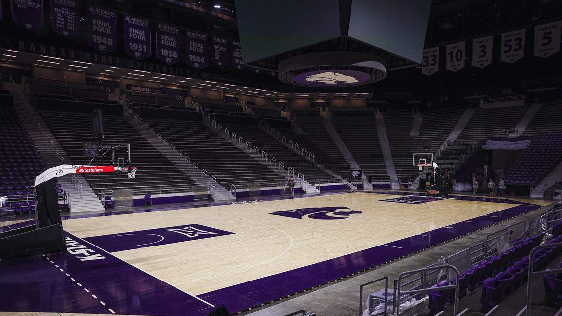 See the new K-State basketball court at Bramlage Coliseum | Wichita Eagle