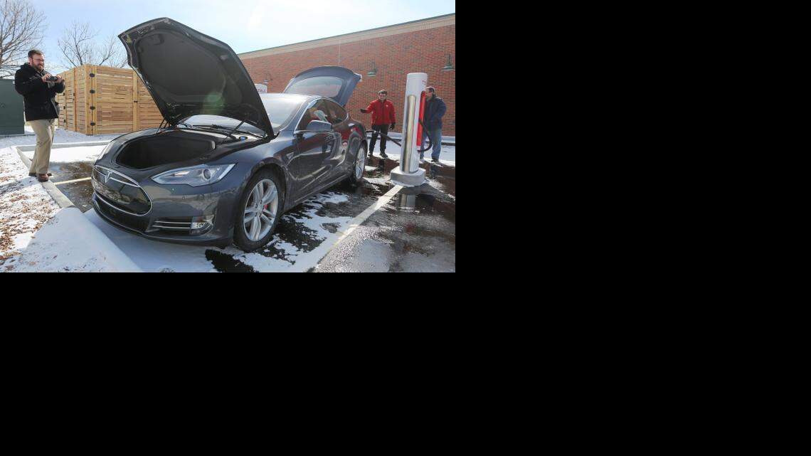 Tesla Motors shows off its all-electric cars and new Wichita charging ...